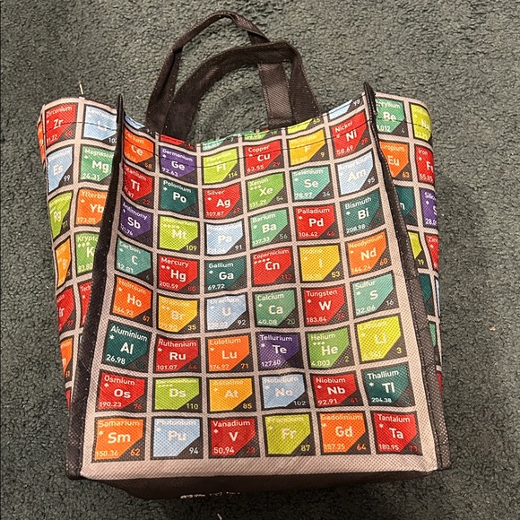 Bags | Colorful Periodic Table Tote Bag | Poshmark
